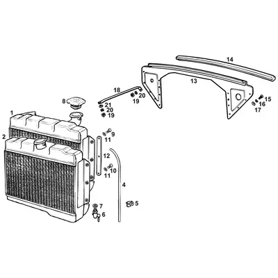 MGB Cooling Parts | MGOC